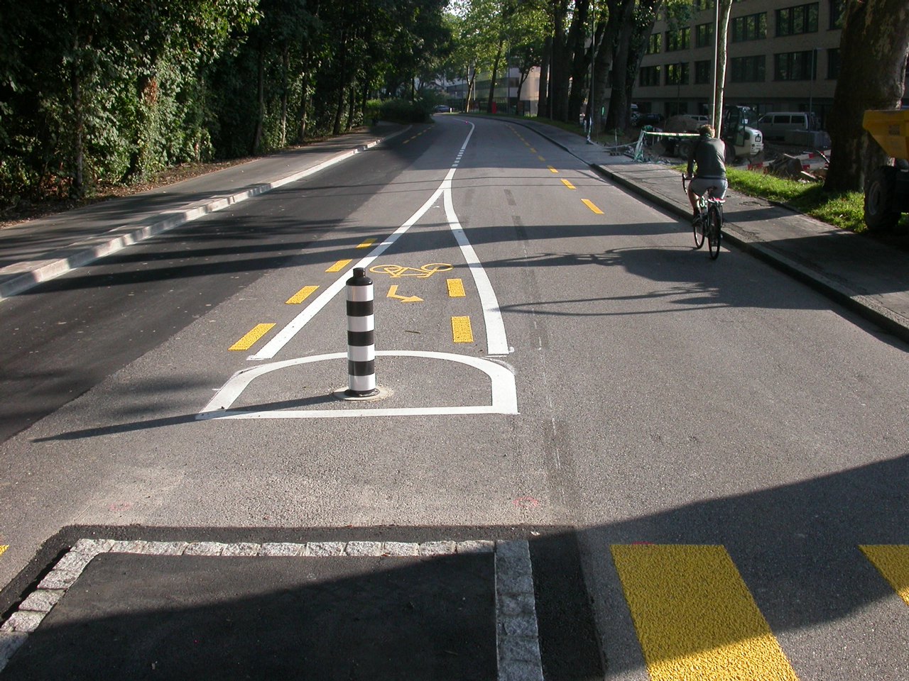 Bremgartenstrasse, Gefahr um Fussgängerinsel